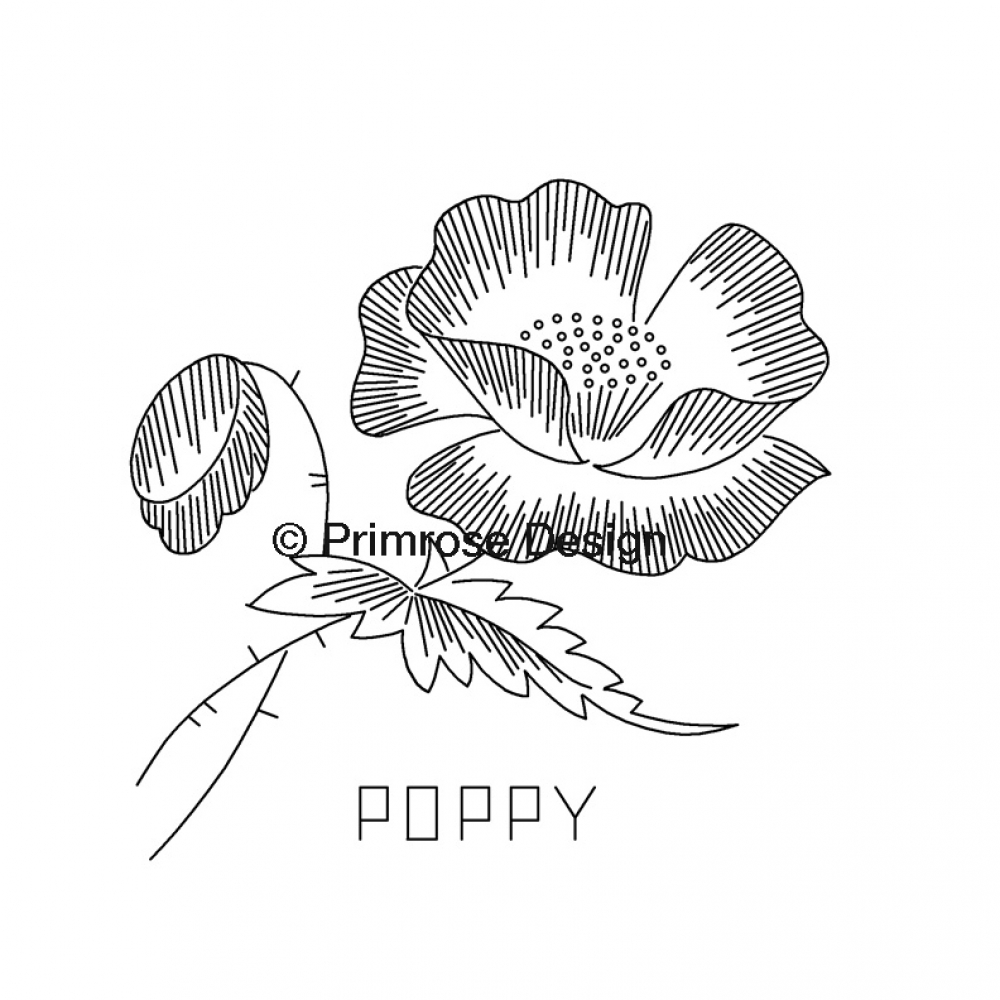 VP129 Wildflowers Vintage Embroidery Pattern | Primrose Design
